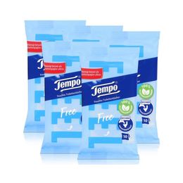 Tempo feuchtes Toilettenpapier 5x Tempo Feuchte Toilettentücher sanft & pflegend Travelpack