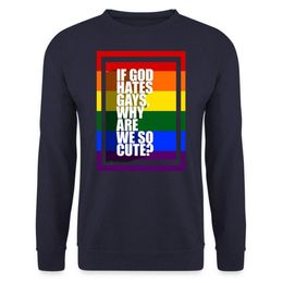 Quattro Formatee Sweatshirt Stolz Regenbogen LGBT Gay Pride Unisex Pullover (1-tlg)