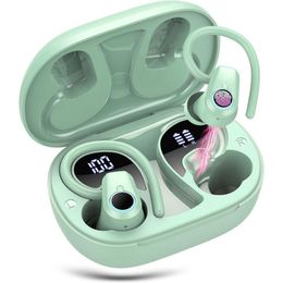 Poounur Ultraleicht Sport In-Ear-Kopfhörer (Mit sensitiven Touch-Bedienelementen können Sie Musikwiedergabe