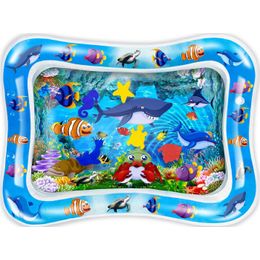 HYTIREBY Planschbecken Tummy Time Wasser Matte Säuglingsspielzeug 3 6 9 Monate