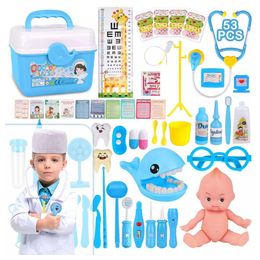 Avisto Spielzeug-Arztkoffer Arzt-Simulationsspielzeug Set Medizinisches Rollenspiel Kinder