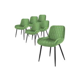 ML-Design Stuhl Esszimmerstühle Set mit Rücken und Armlehnen Polster Küchenstühle (6 St)