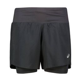 asics Trainingsshorts Damen Laufshort ROAD 2IN1 (1-tlg)