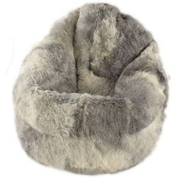 KUHFELL online & NOMAD Sitzsack SITZSACK POUF LAMMFELL SCHAFFELL KURZWOLLIG IN DIVERSEN FARBEN