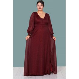 Modabout Abendkleid Langes Maxikleid Sommerkleid für große Größen