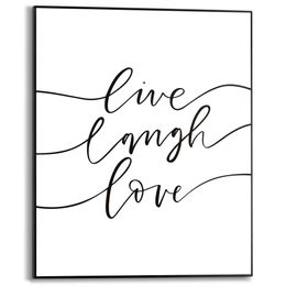 SONSTIGE Bild LIVE LAUGH LAUGH (LBH 40x1,60x50 cm)