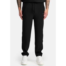 Trueprodigy Jogger Pants Ewan Regular Fit Jogginghose in Rippware mit Stickerei und Kordelzug