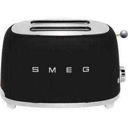 Smeg TSF01BLMEU Toaster schwarz matt