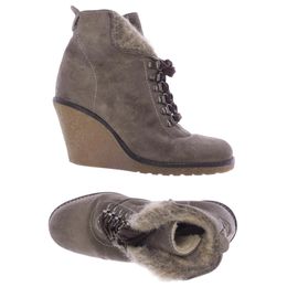 Buffalo London Damen Stiefelette, grau, Gr. 37