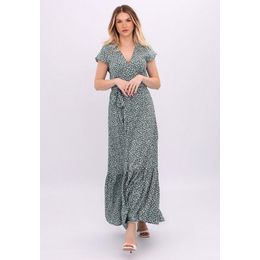 YC Fashion & Style Sommerkleid Elegantes Viskose-Maxikleid mit floralem Muster Alloverdruck