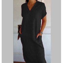 AFAZ New Trading UG Sommerkleid Damen-Kleid mit V-Ausschnitt
