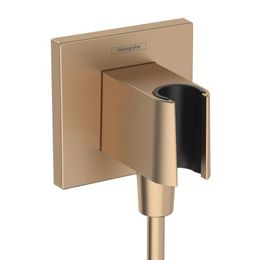 Hansgrohe Fixfit Porter E Brausehalter mit Schlauchanschluss, 26889140,