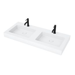 neoro n50 area Doppelwaschtisch B: 120,5 T: 51,5 cm, BN0156WM,