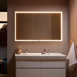 Villeroy & Boch Villeroy & Boch My View Now Spiegelschrank, mit Beleuchtung B: 130 H: 75 T: 16,8 cm, 3 Türen, A4561300,