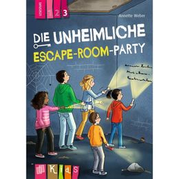Die unheimliche Escape-Room-Party - Lesestufe 3 - Annette Weber, Kartoniert (TB)