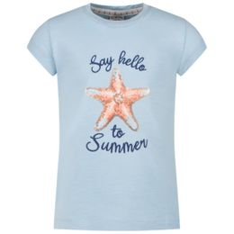 SALT & PEPPER Salt & Pepper - T-Shirt STARFISH SUMMER in pastel blue, Gr.104/110