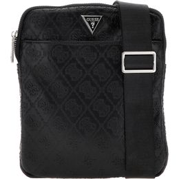 Guess Crossbody, Logo-Muster, Reißverschluss, für Herren, schwarz