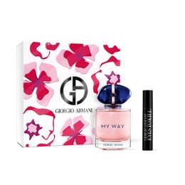 Giorgio Armani My Way Duft-, Duftset (1x Eau de Parfum (50ml), 1x Eyes to kill Mascara), Damen, blumig