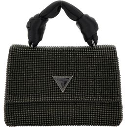 Guess Henkeltasche, Strass, Emblem, für Damen, schwarz