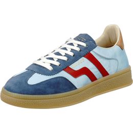 Gant Sneaker "Cuzima", Veloursleder-Satin-Mix, Retro-Look, für Damen, blau, 39