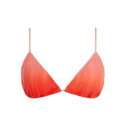 Chantelle Pulp Triangel-Bikini, schmale Träger, Rippstruktur, für Damen, orange, M/L