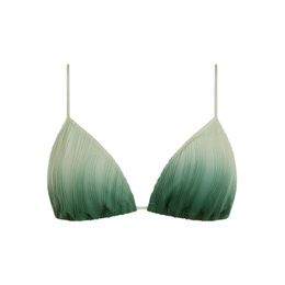 Chantelle Pulp Triangel-Bikini, schmale Träger, Rippstruktur, für Damen, grün, XS/S