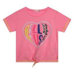 Billieblush T-Shirt, Pailletten, Label, für Kinder, pink, 104