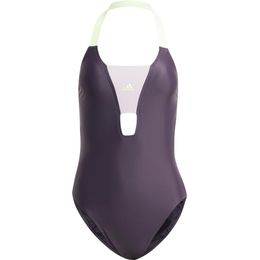 Adidas Performance Badeanzug, chlorresistent, Neckholder, für Damen, lila, 42