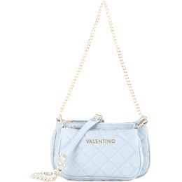 Valentino by Mario Valentino Valentino by Mario Umhängetasche, Stepp-Optik, Reißverschluss, für Damen, blau