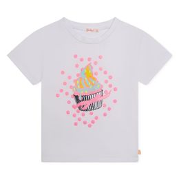 Billieblush T-Shirt, Baumwolle, Print, für Kinder, weiß, 116