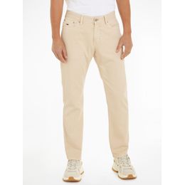 5-Pocket-Hose Tommy Jeans "TJM RYAN GARMENT DYE PANT" Gr. 32, Länge 32, beige (newsprint) Herren Hosen 5-Pocket-Hosen