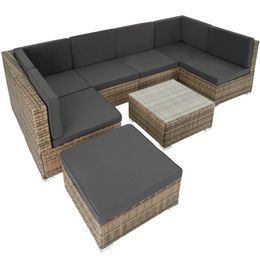 TecTake Rattan Lounge Venedig - natur