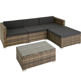 TecTake Rattan Lounge Florenz - natur