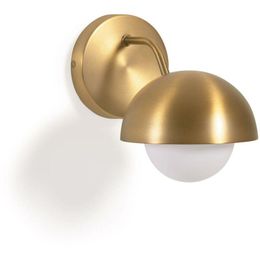 Kave Home - Lonela Wandleuchte aus Metall mit Messing-Finish - Gold