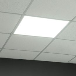 V-TAC Einbaupanel led quadratisch Einbau Deckenstrahler led Deckenlampe weiß led Rasterlampe flach, Aluminium, 36W 4320lm Tageslichtweiß, LxBxH