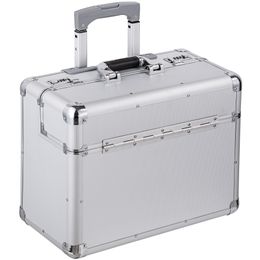 TecTake Pilotenkoffer Aluminium - 47 x 39 x 25 cm