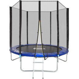 TecTake Trampolin Garfunky mit Sicherheitsnetz - 244 cm