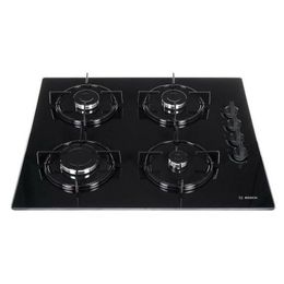 Bosch Serie 2 Gaskochfeld 4 Kochfelder Nische Breite: 56 cm Tiefe: 48 Schwarz (POP6B6B10)