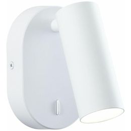 Lampe Soeren led Wandspot weiß matt 1x 4.5W led integriert, (410lm, 4000K) Mit Schalter - weiß - Brilliant