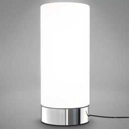B.K.LICHT - Tischleuchte Lampe Touch Nachttischlampe Nachtlicht Schreibtischlampe Büro E14: Zylindrisch - 50