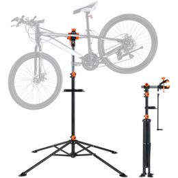 Fahrradreparaturständer Fahrradmontageständer, Reparaturständer für Fahrräder, Schwerlast-Montageständer 36,3 kg, 1079,5–1900 mm Höhenverstellbarer