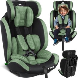 Kidiz - Autokindersitz Kindersitz Kinderautositz Autositz Sitzschale 9 kg - 36 kg 1-12 Jahre Gruppe 1/2 / 3 universal zugelassen nach ece R44 Grün