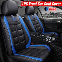 1 stücke Deluxe Automotive Interior Autositze Cover Protector PU-Leder Full Wrap (Blau Blau)