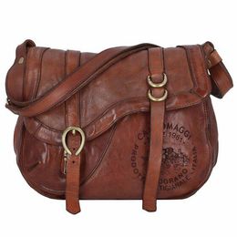 Campomaggi Schultertasche Leder 29 cm cognac