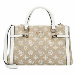 Guess Loralee Handtasche 34 cm white logo