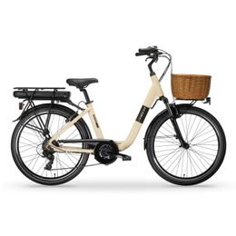 MBM Elektro-Citybike RHEA 26 Zoll, creme