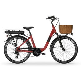 MBM Elektro-Citybike RHEA 26 Zoll, red