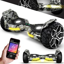 Kesser® Hoverboard 8,5 Zoll 800 Watt K-HB-X10 mit Bluetooth Lautsprecher, LED Licht, Kinder Sicherheitsmodus, Dual Motor, Smart Elektro Self Balance Board Hover E-Scooter