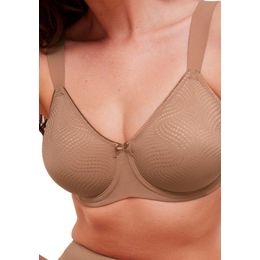 Triumph Minimizer-BH Essential Minimizer Cup C-G, Bügel-BH mit modernem Jacquardmuster, braun