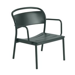 muuto - Linear Steel Armchair, dunkelgrün RAL 6012